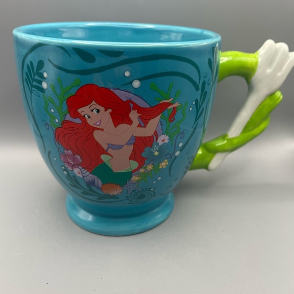 Disney | Dining | Disney Little Mermaid Princess Ariel Fork Handle 3d ...